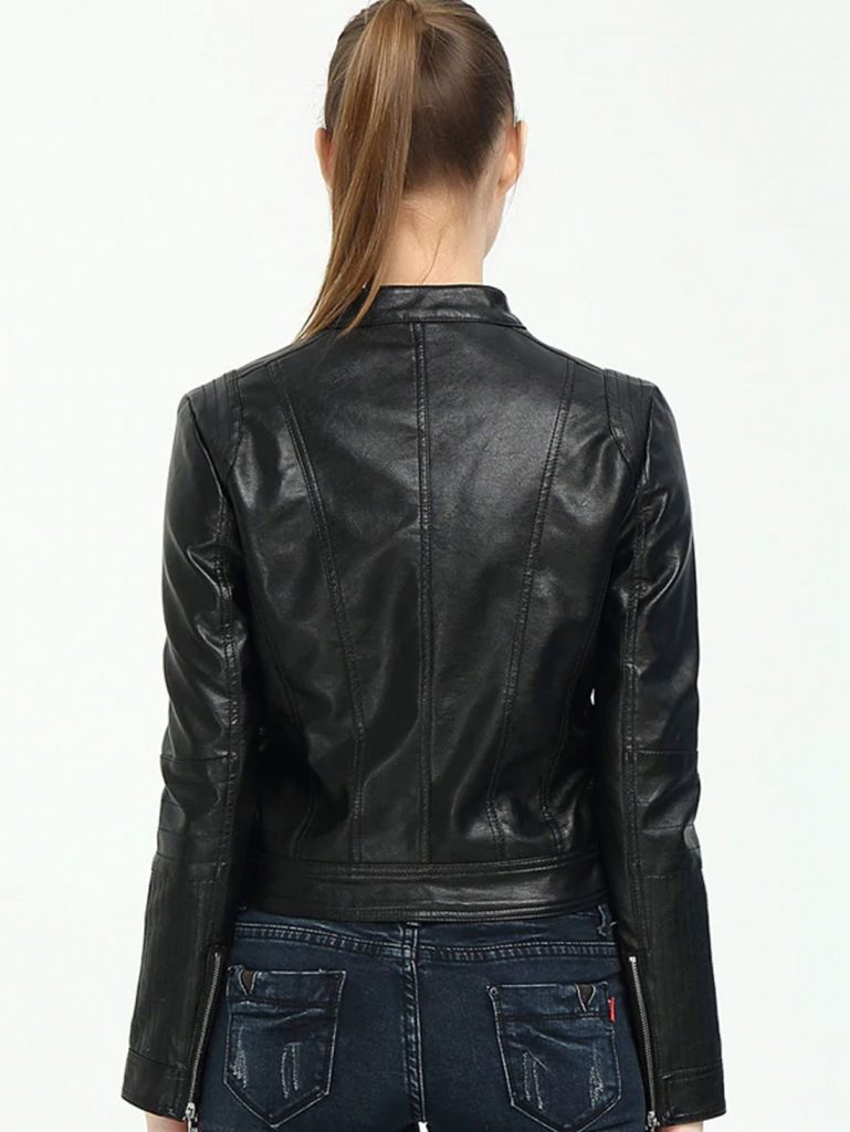 Cazadora de cuero sintético – Seven Store