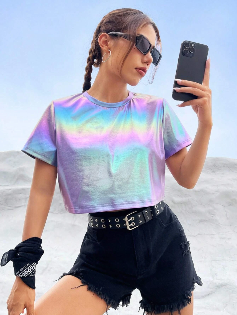 Top holográfico – Seven Store